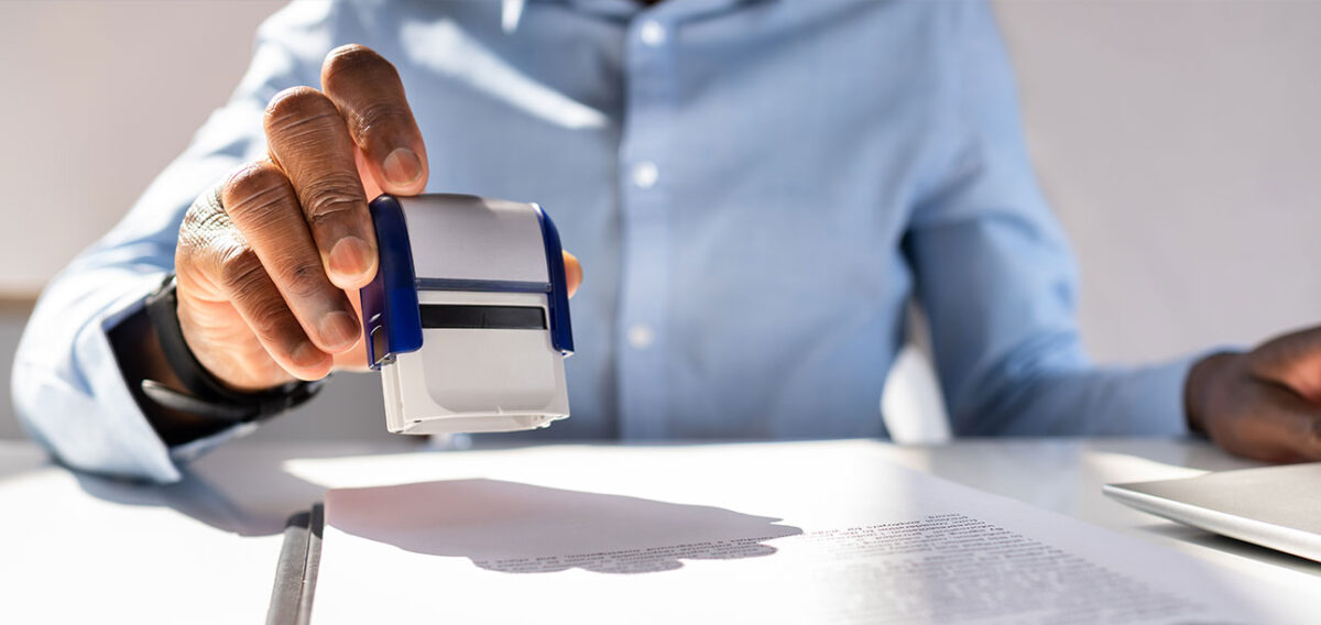 Custom Self-Inking Stamps by Ledwell Office Solutions